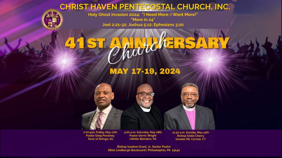 Christ Haven 41st Anniversary - World Assemblies of Restoration